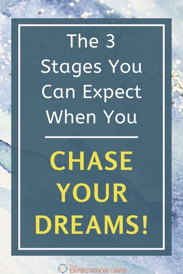 Chase Your Dreams With Open Eyes -- The 3 Stages I Went Through
